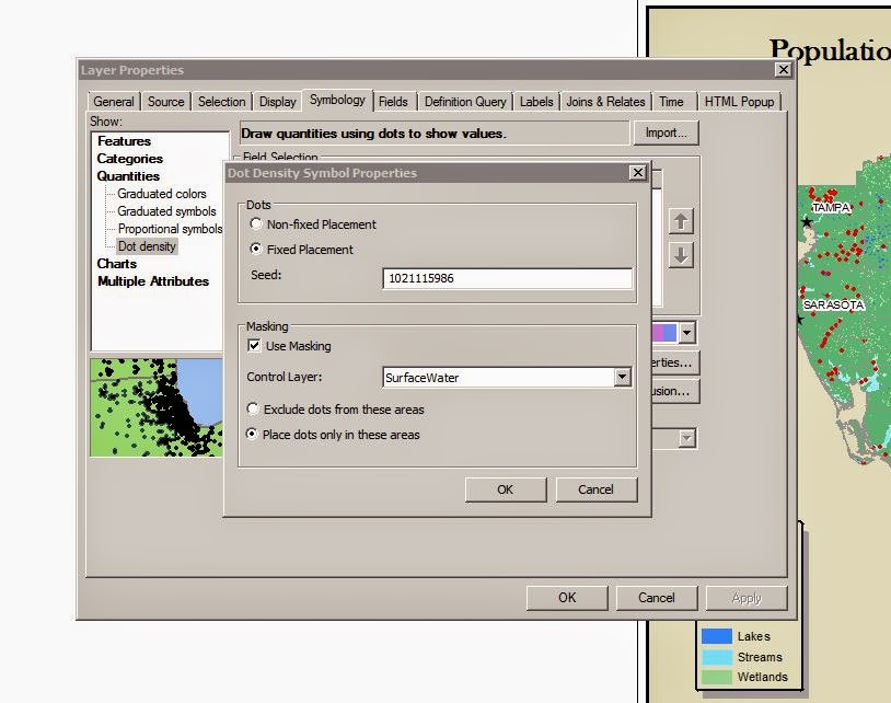 My GIS Journey: Module 10: Dot Density Mapping