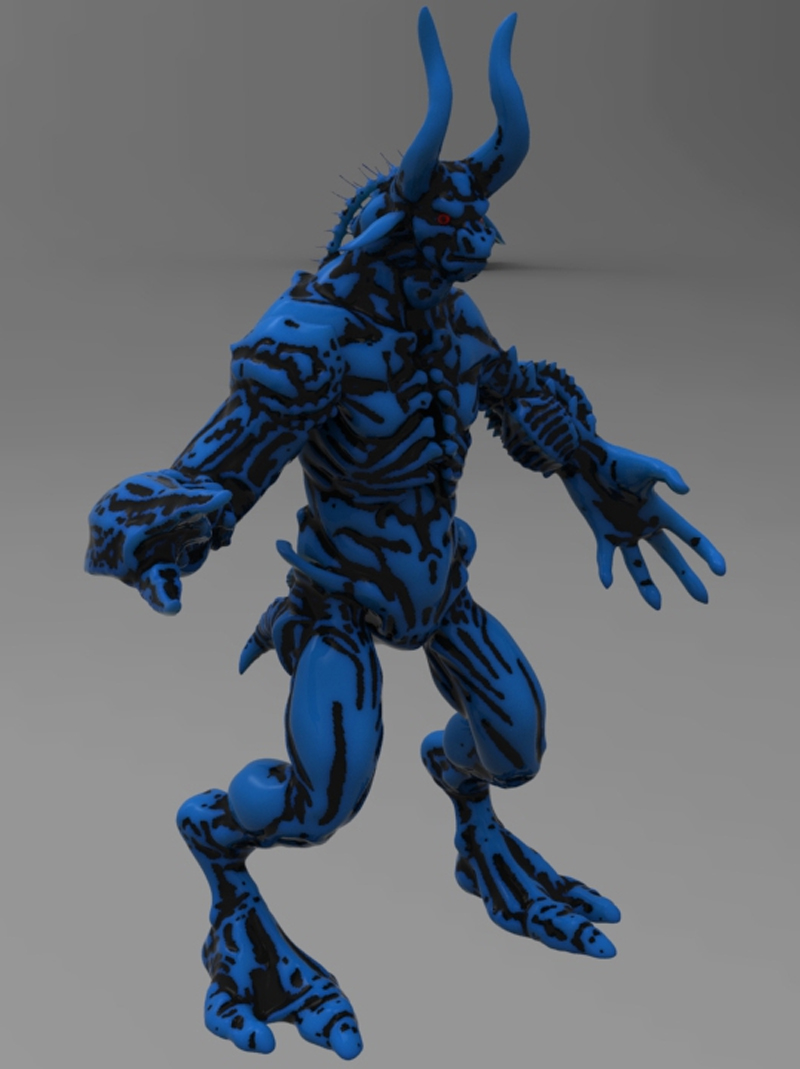 巴特的所見所聞: Monster OX-ZBrush