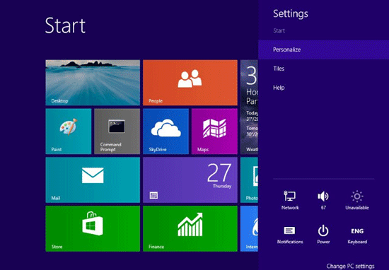 Cara Ubah Latar Belakang Layar di Windows 8.1 - HOME