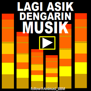 Animasi BBM status asik dengerin musik | DUNIA DP_BBM