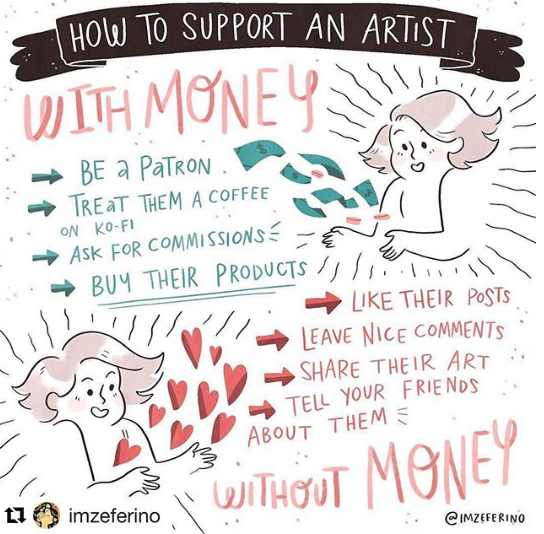 How to Support an Artist *FOR FREE*