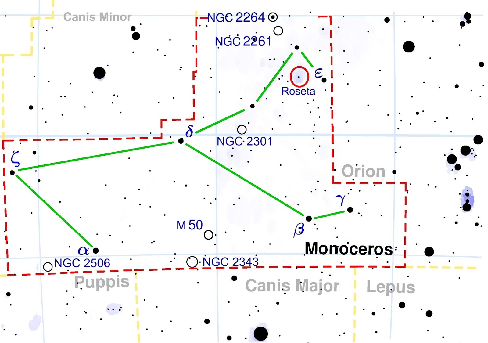 Astronomia: Monoceros ( Unicórnio )