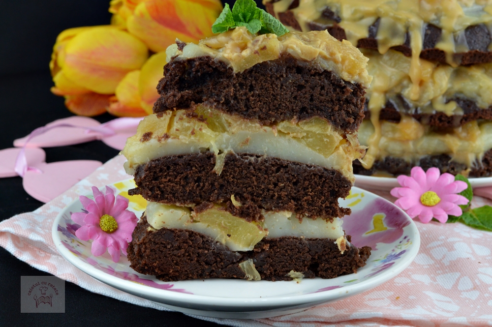 Tort de post, cu ananas - CAIETUL CU RETETE