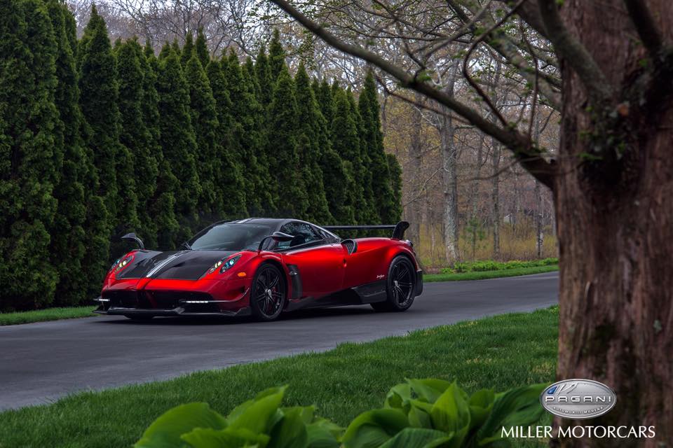 Red Pagani Huayra BC Delivered To Benny Caiola's Family | Carscoops