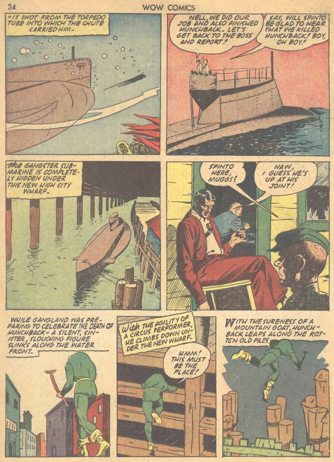 Four-Color Shadows: The Hunchback-Mac Raboy-1941