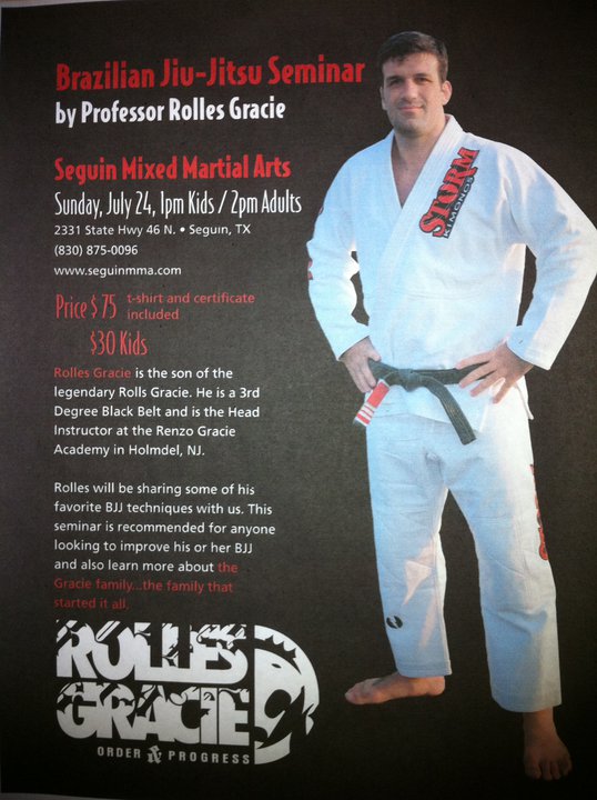 Texas Kettlebell Club: Brazilian Jiu-Jitsu with Rolles Gracie, Seguin, TX