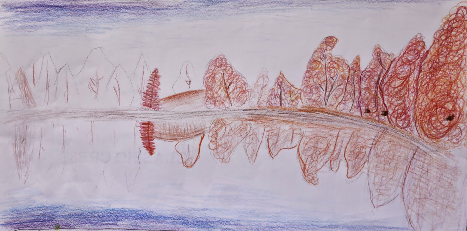 Grauer Art: Landscape painting sketches, 7th Grade Art