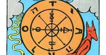 Arcano Mayor - La Rueda de la Fortuna X - Astrología, Tarot y Oráculos