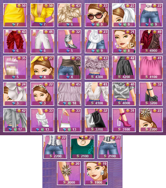 Lady Popular Fashion Arena: Collection: RUFFLES