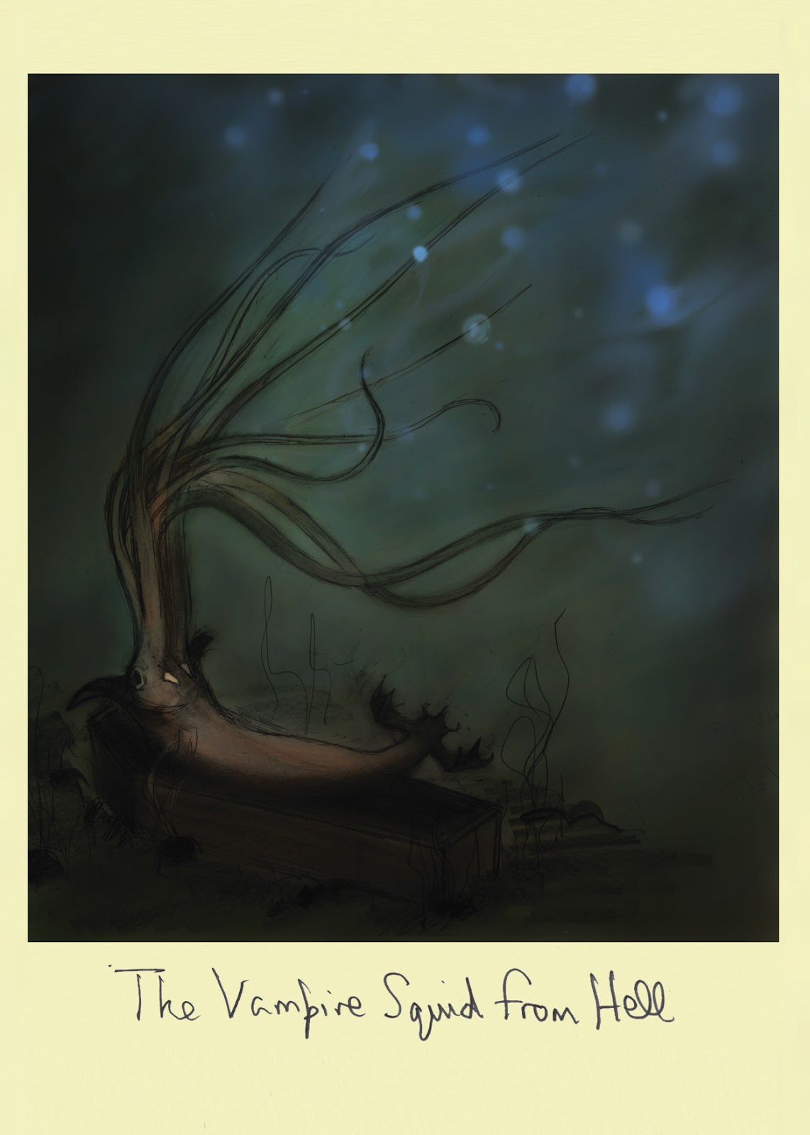 Vampire Squid From Hell Drawing