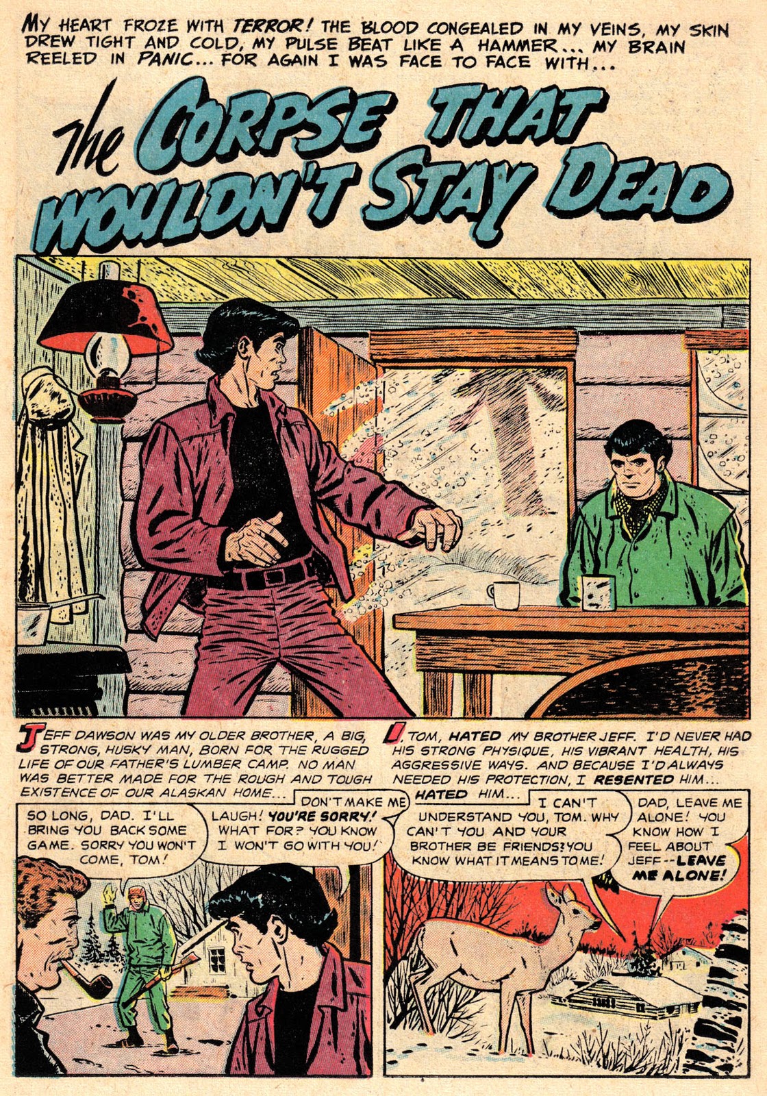 Saved From The Paper Drive: Comicbook Short Story~ The Corpse That ...