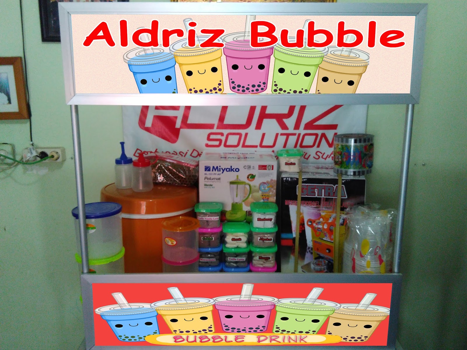 Usaha Bubble Drink Booth Portable: Usaha Bubble Drink Booth Portable