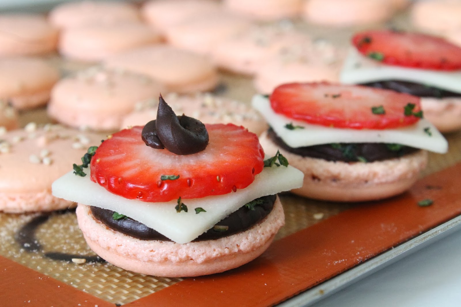 L'allée des desserts: Macarons façon burgers