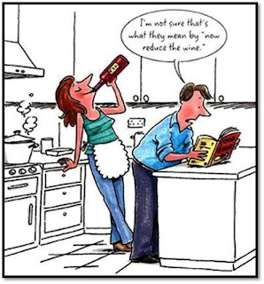 Dying for Chocolate: Cartoon of the Day: Cooking with Wine