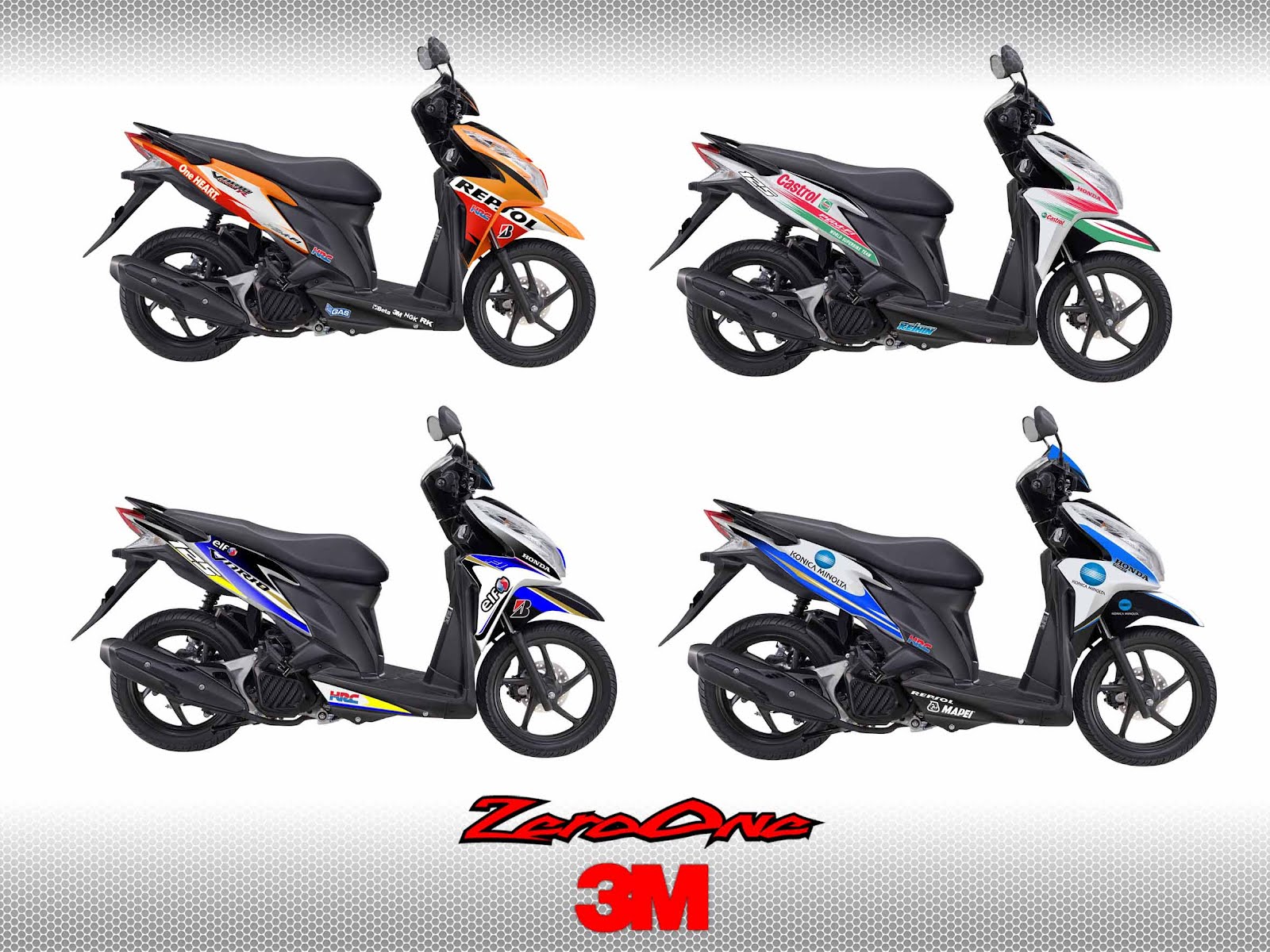 Decal Kit Honda vario 125i Race livery