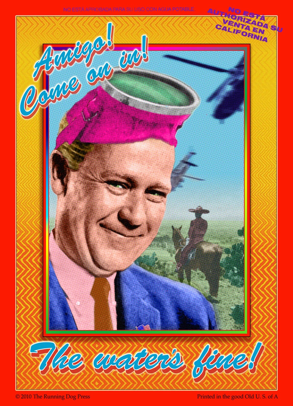 Blue Gal: Artwork by my Dad, Ian Short