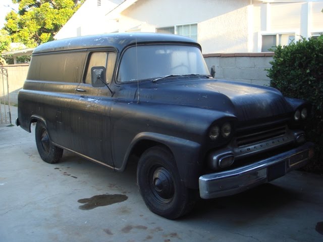 MOTOMO: For Sale 1958 Chevy Panel Truck