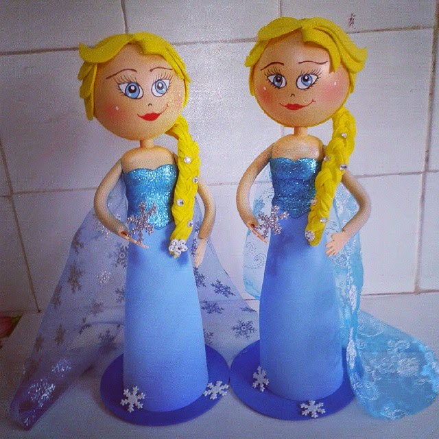 Sol... Artes em EVA: Elsa... Frozen...