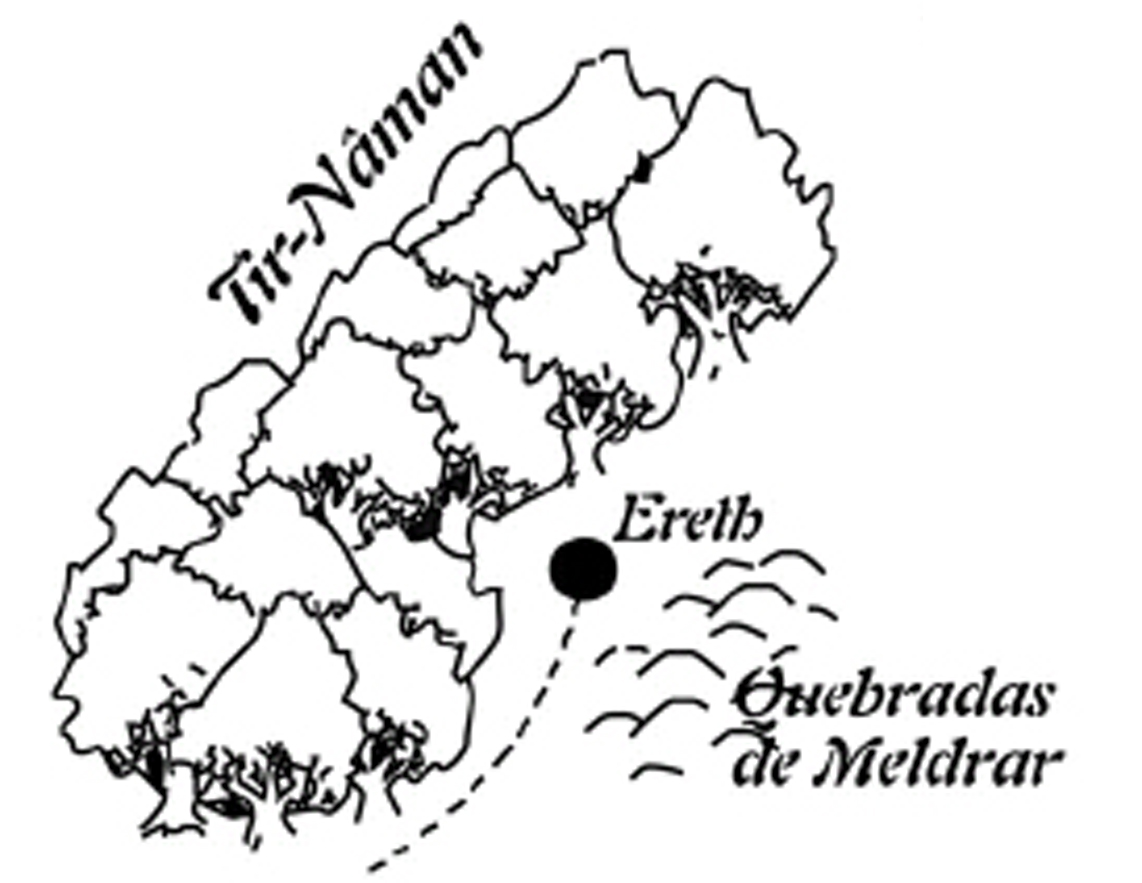 La Llamada de la Espada: Geografía de Thera: Ereth