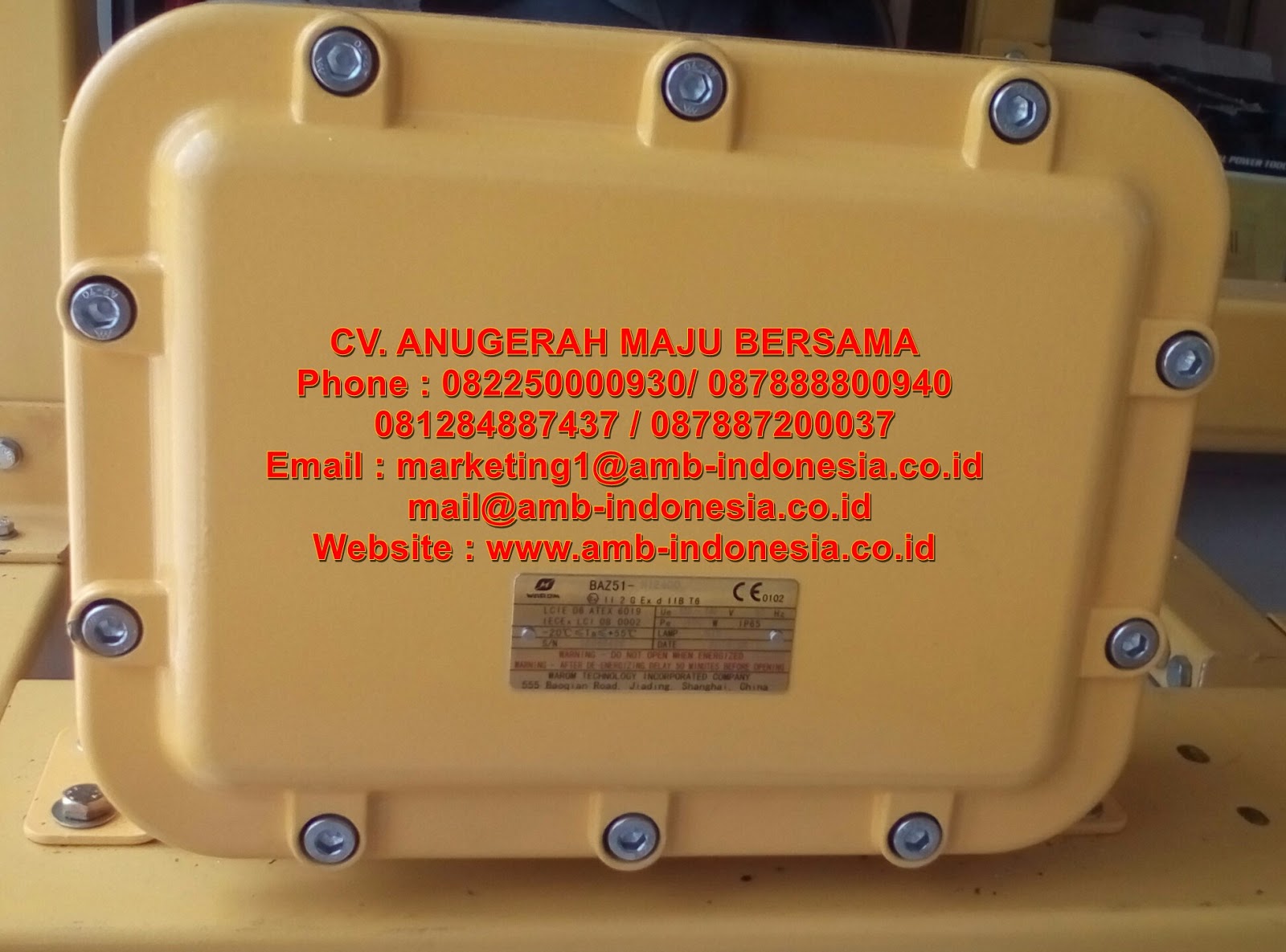 Warom Explosion Proof Electrical: Box Ballast Explosion Proof Warom BAZ ...