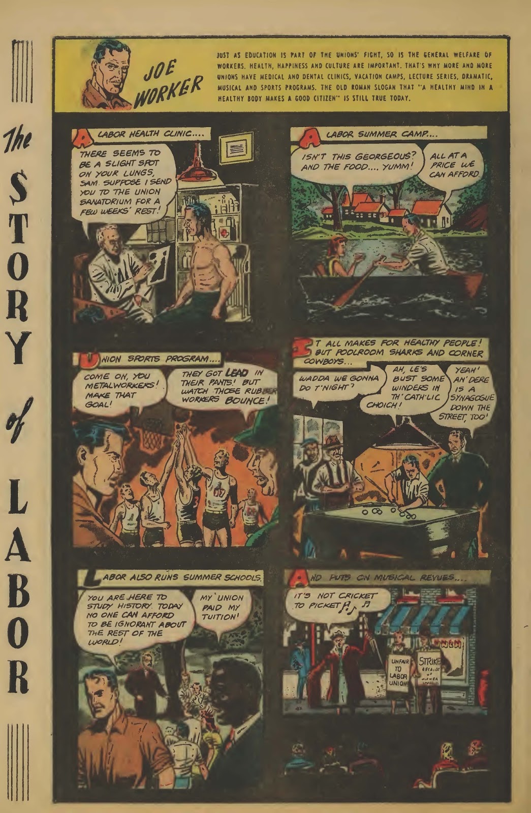 Kleefeld on Comics: On History: Joe Worker & The Story of Labor