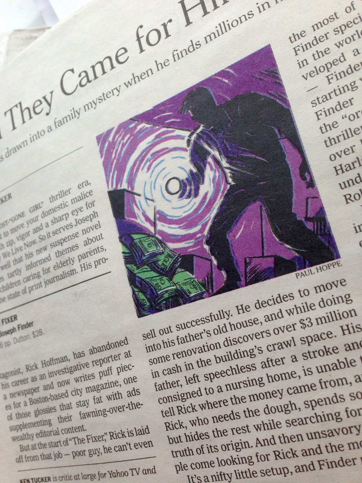 Paul Hoppe Illustration News: New York Times Book Review: The Fixer