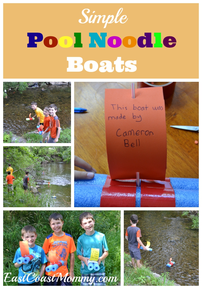 East Coast Mommy: Pool Noodle Boat