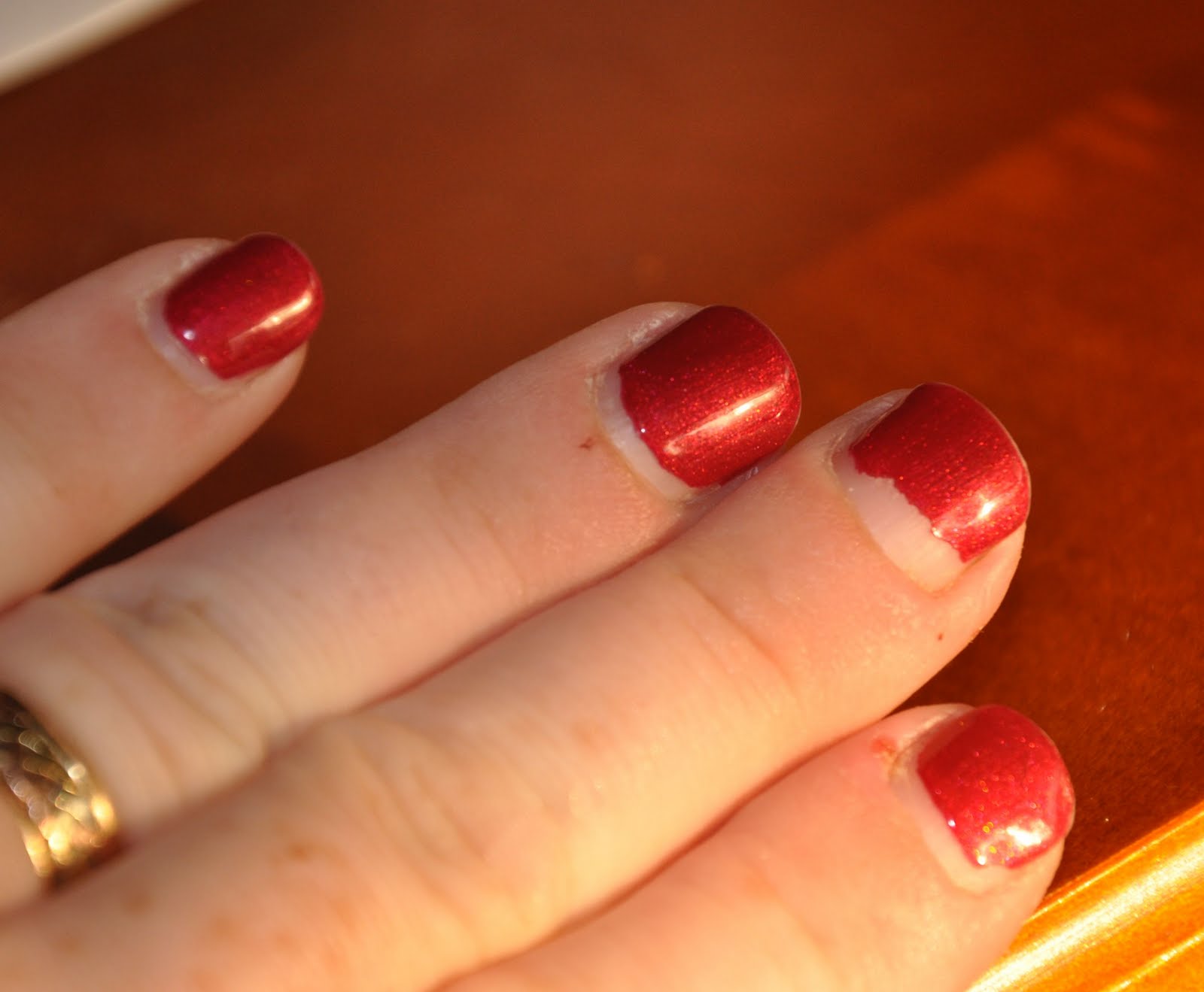 Shellac by CND, One Week Later