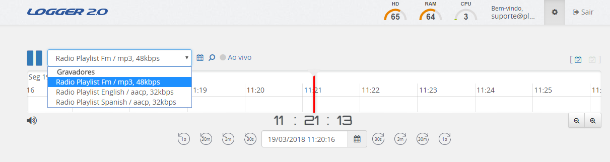 Suporte - Playlist Soluções: Escutando e salvando gravações no Logger 2.0
