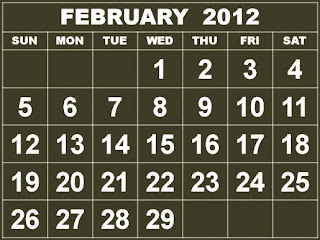 Nevenkitis: Printable February 2012 calendar free
