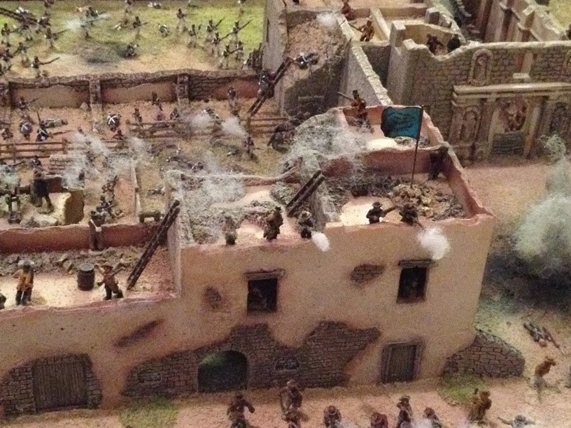 Tides of War: Paint Bench: 15mm Battle of the Alamo Diorama Revisted