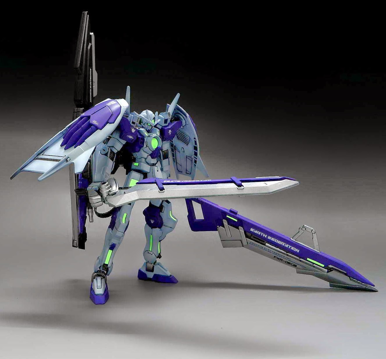 GUNDAM GUY: 1/144 Gundam 00 Kit-Bash Custom Build - Custom Build