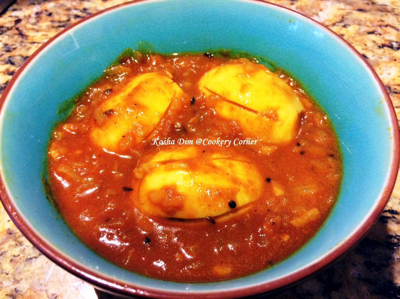 Kosha Dim - Bengali Egg Curry
