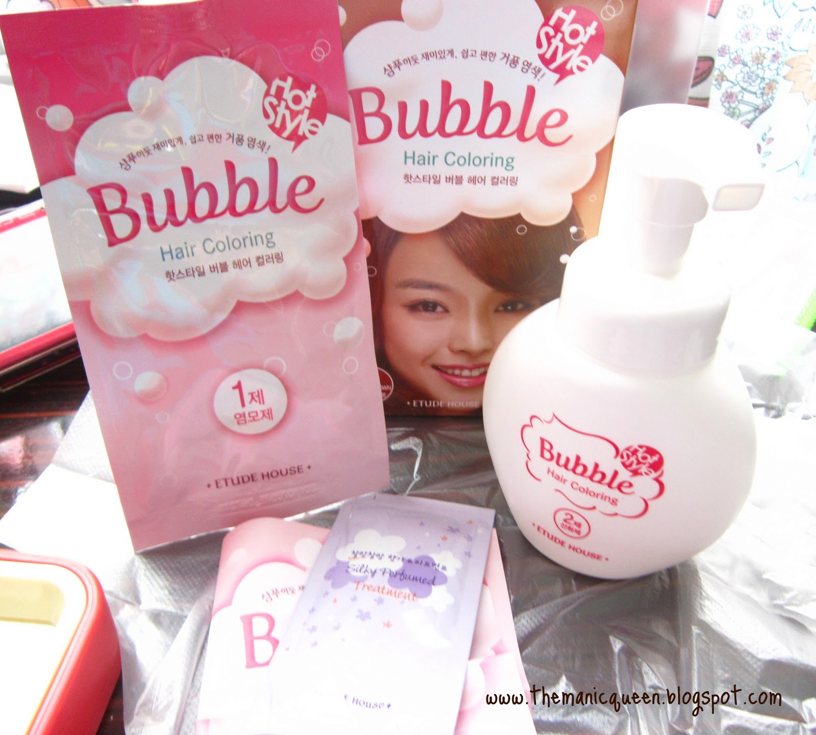 I AM The ManicQUEEN: Color Your Hair With BUBBLE