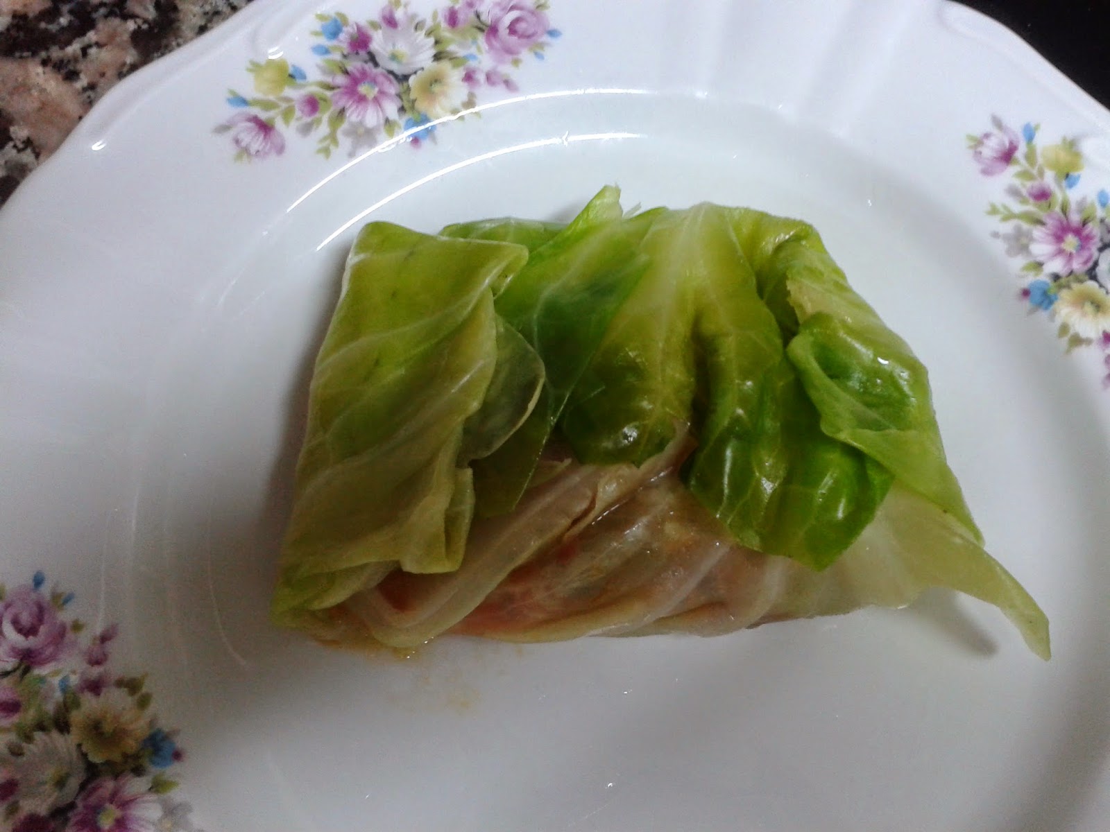 La cocina de Beli: Repollo relleno de bonito y pisto