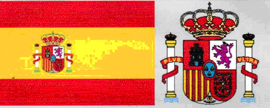 K R U H Y: Národná vlajka Španielska. K R U H Y: Národná vlajka Španielska.