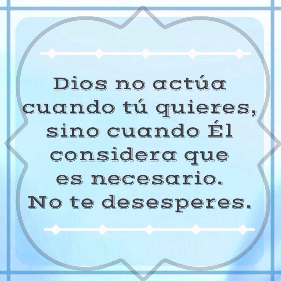 EL TIEMPO DE DIOS ES PERFECTO | IMÁGENES CRISTIANAS