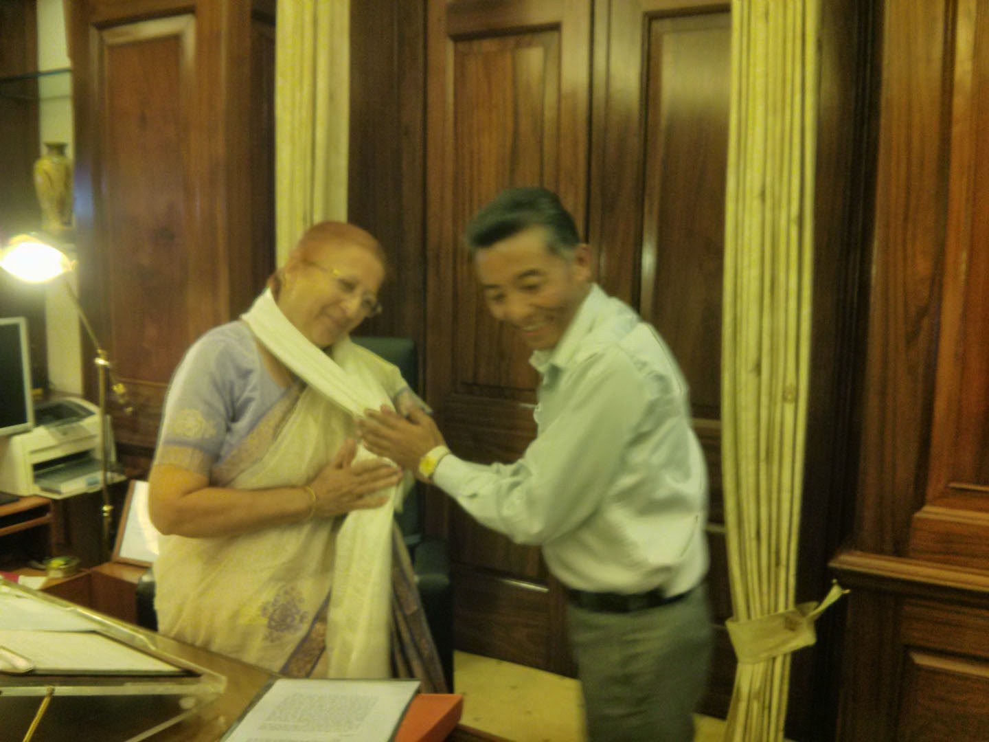 Sikkim NOW!: Sikkim Speaker visits Parliament