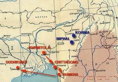 SGM Segunda Guerra Mundial WW2: Burma 1944 - Batalhas de Imphal e Kohima