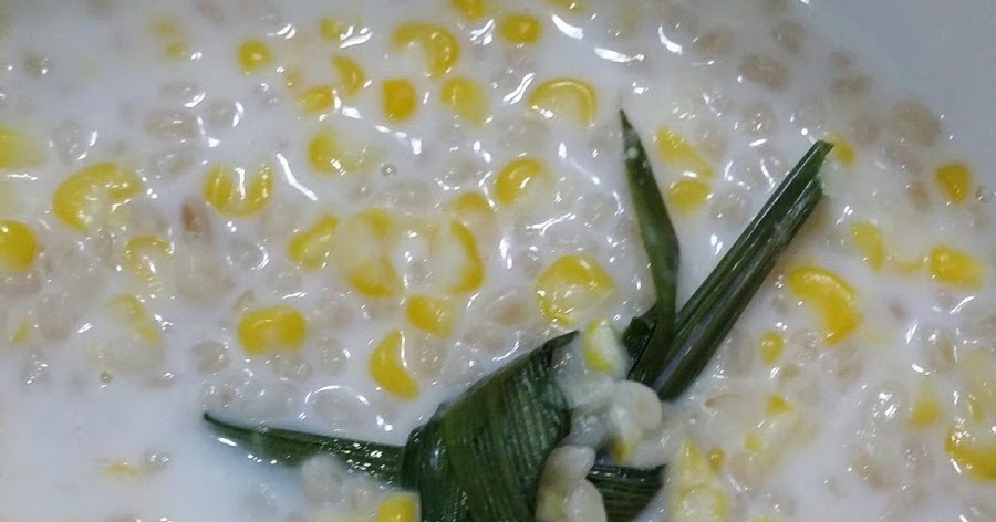 Enaknya Juadah Petang Bubur Gandum Dengan Jagung Manis...