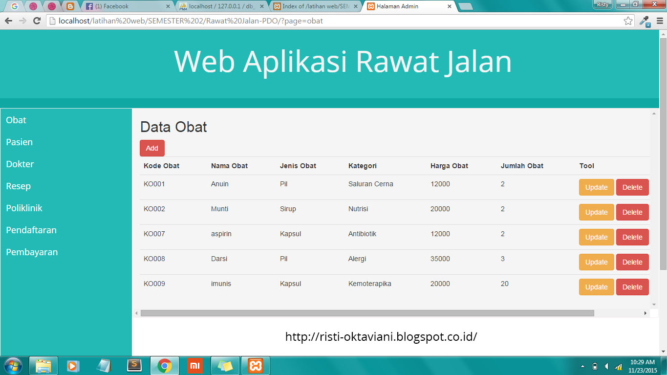 Aplikasi Rawat Jalan Berbasis Web