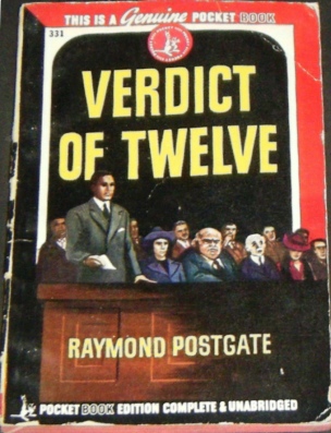 Vintage Pop Fictions: Raymond Postgate’s Verdict of Twelve