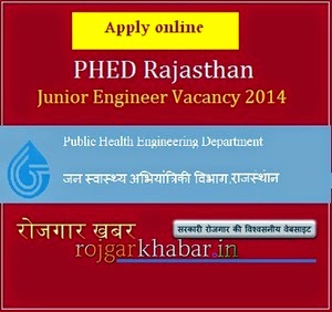 PHED Rajasthan JEN Vacancy 2014 Rajasthan Public Health Engineering ...