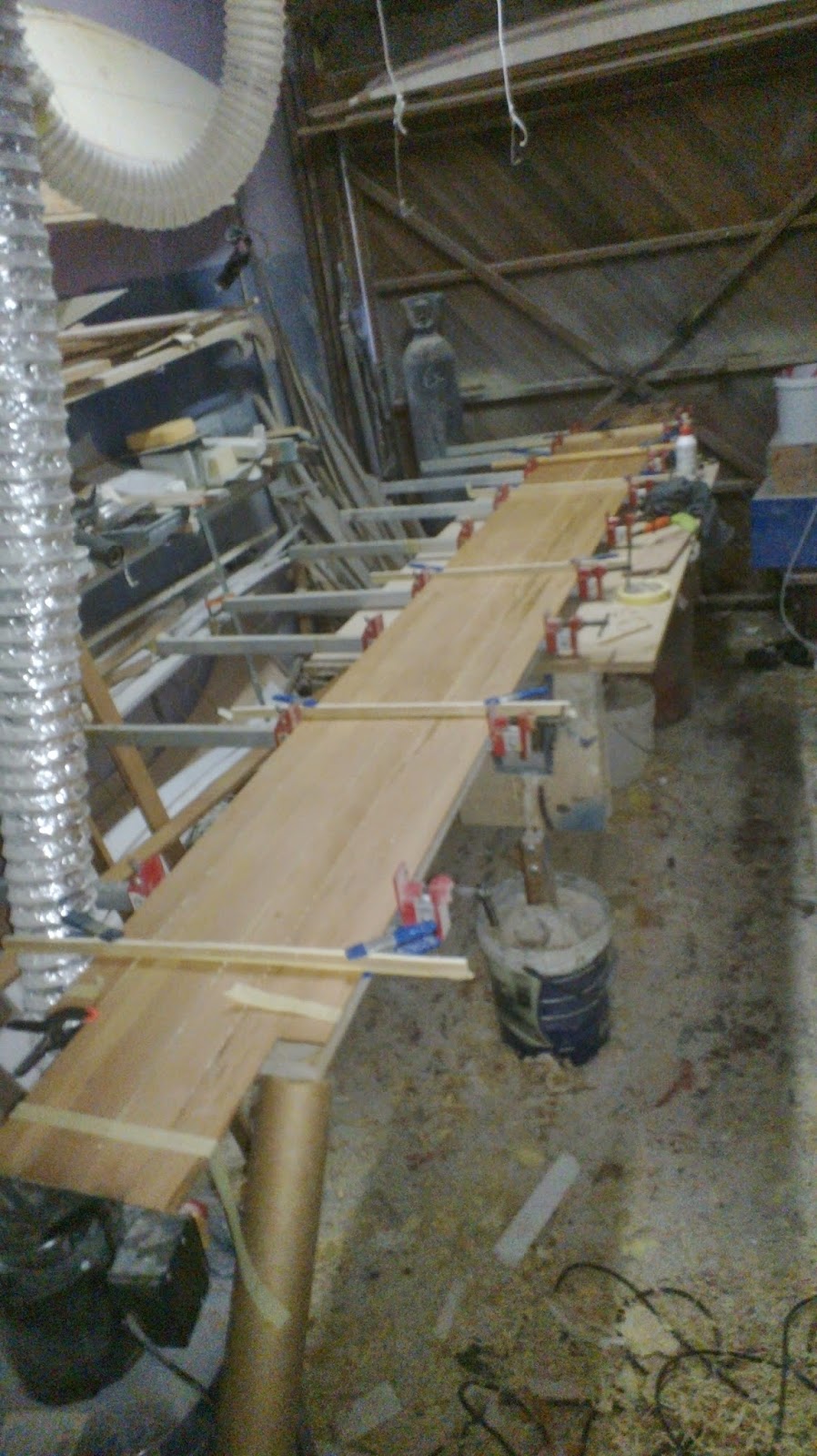 evenflow surfboards: Olo surfboard build