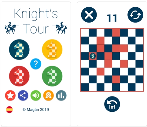 The Best iphone, ipad Puzzle Apps and Mechanical Puzzles: Knight's Tour ...