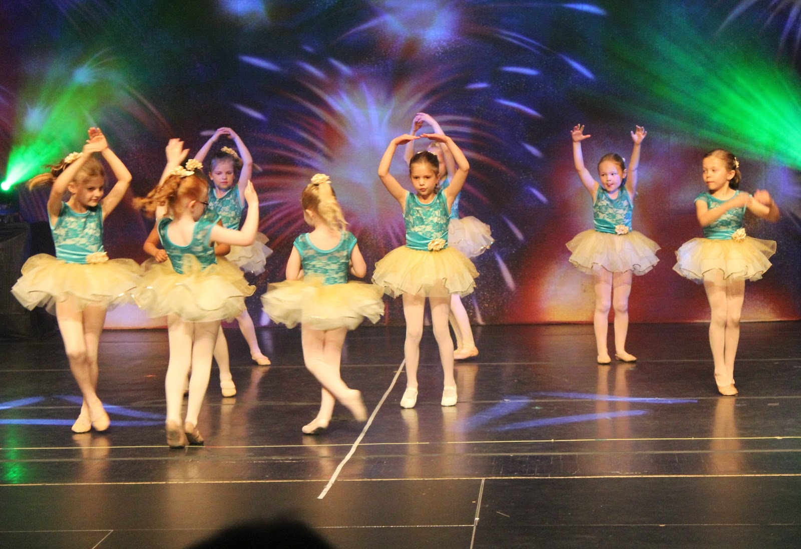 two daughters, one son: Dance recital 2015