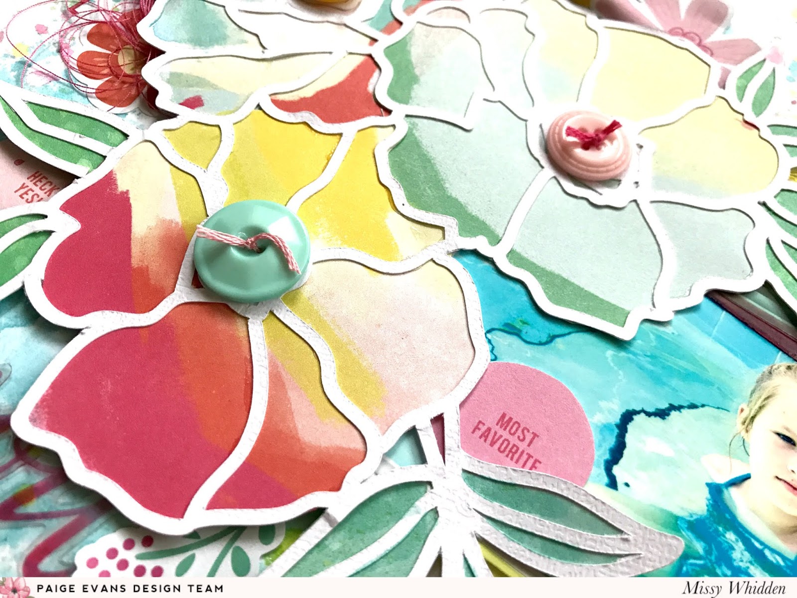 Her Own Paradise Layout by Missy Whidden | Paige Taylor Evans