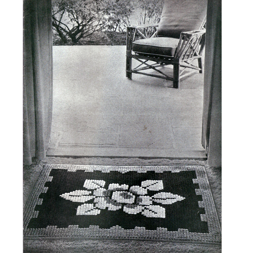 Vintage Knit Crochet Shop Talk: Crochet Rug Pattern, Bucilla Vol 148