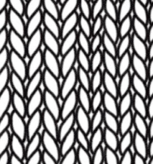 Drawing a Fine Line : drawing knitting