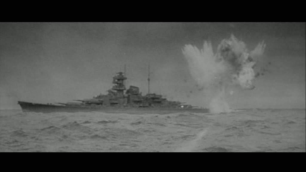 model ships in the cinema: Sink the Bismarck 1960